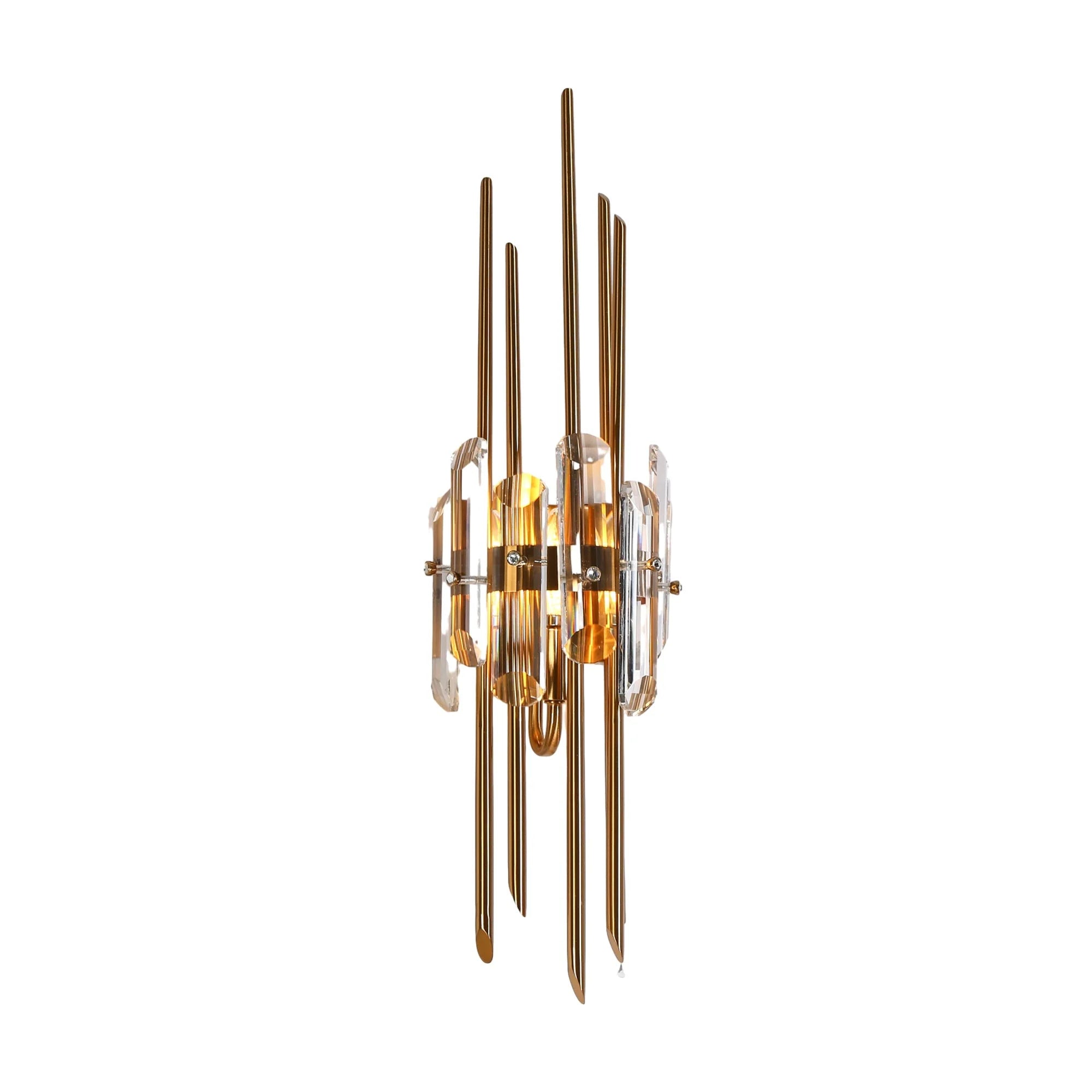 Fataingyism Brass & Crystal Wall Sconce | Modern Lighting - Loftmodern ...