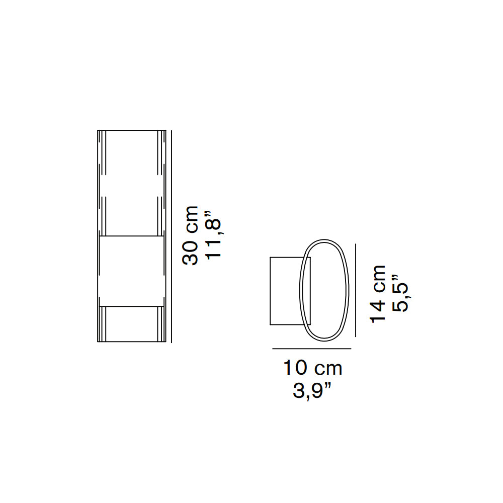 Line Wall Lamp by Oluce – LoftModern